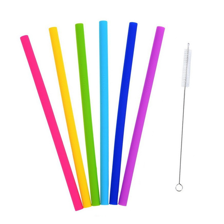 Eco-friendly Colorful Reusable Folding Silicone Drinking Straw - Buy ...