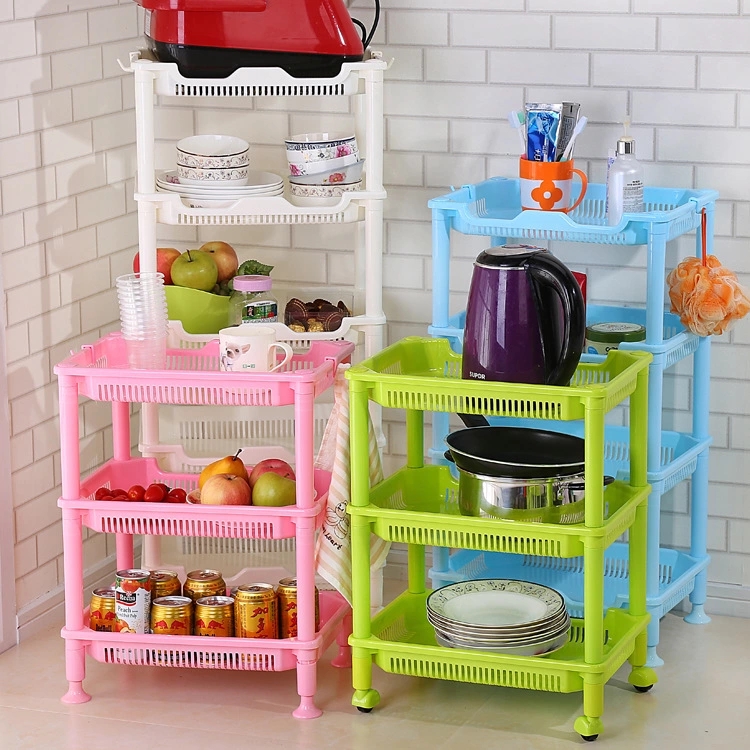 High Quality Colorful Plastic Shelf Rack, New Design Shelf Storage ...