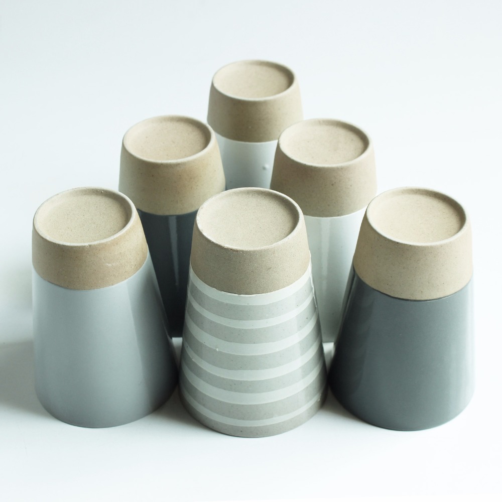 Customized hand painting ceramic tea cups without handle - Buy Tea Cups ...