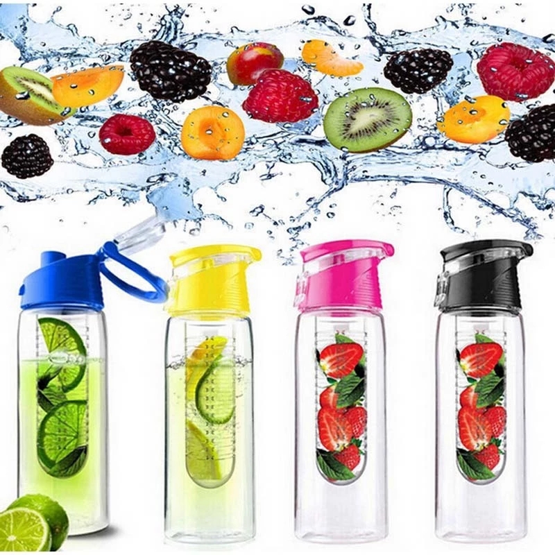 Eco Friendly Detox Water Bottle Infuser New Fruit Infuser Water Bottle 700ml Plastic - Buy ...