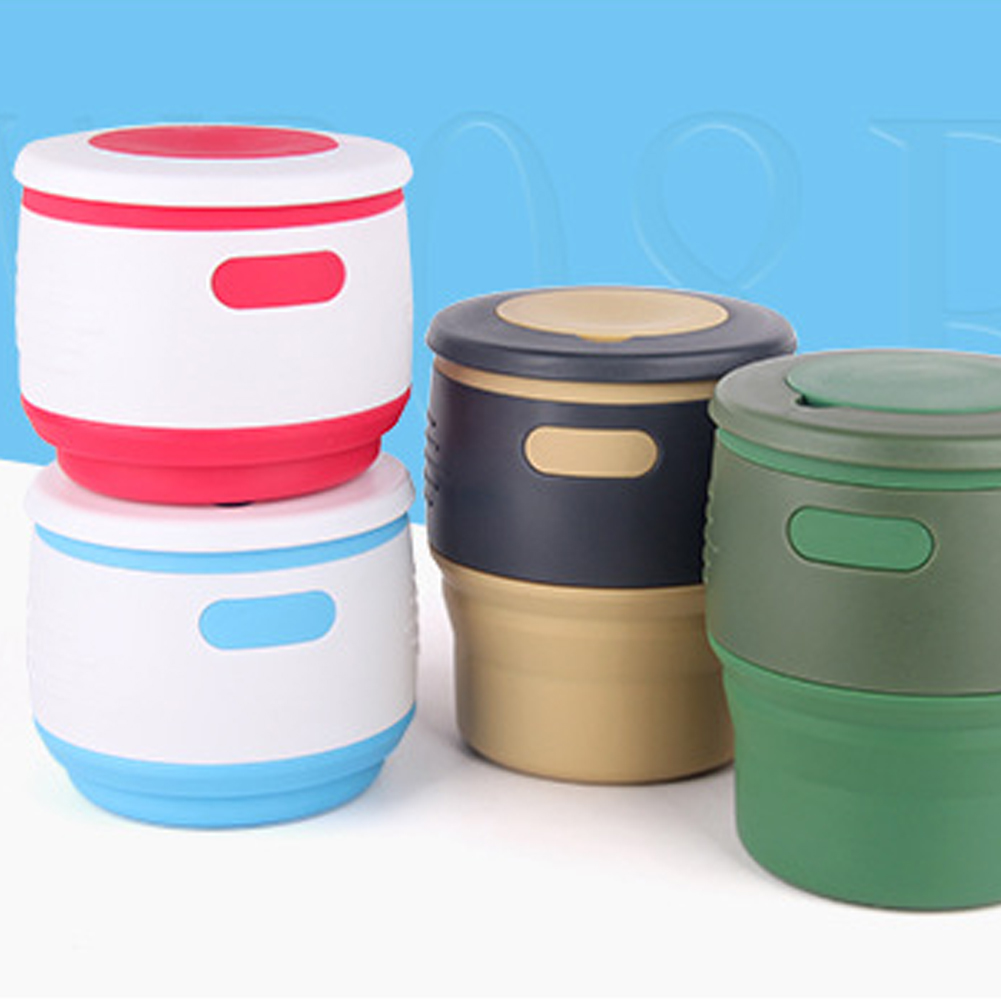 Folding Water Container Silicone Coffee Cup Multifunctional Large Size ...